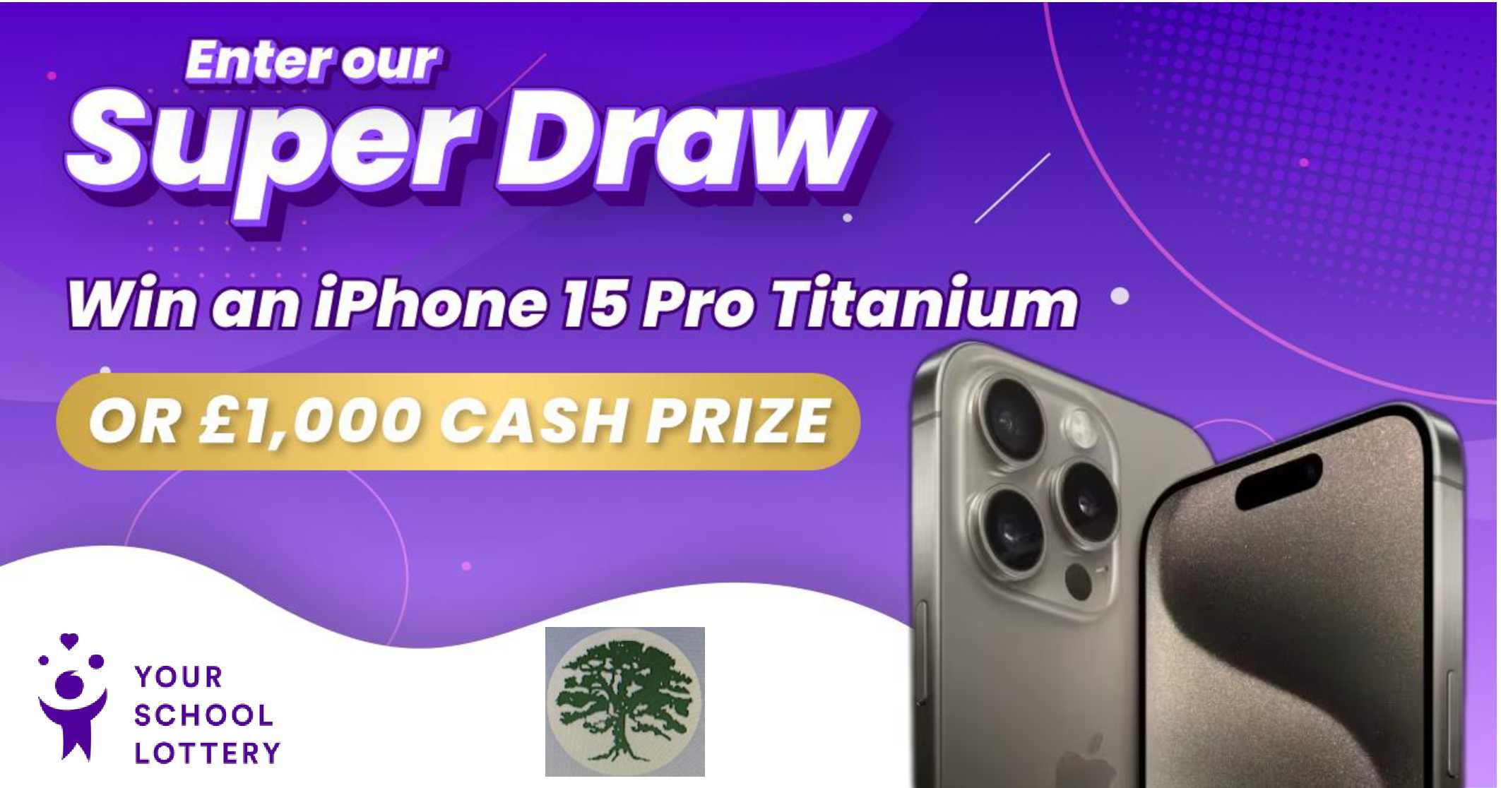 Support Ysgol Derwen when you play Your School Lottery - Your School ...