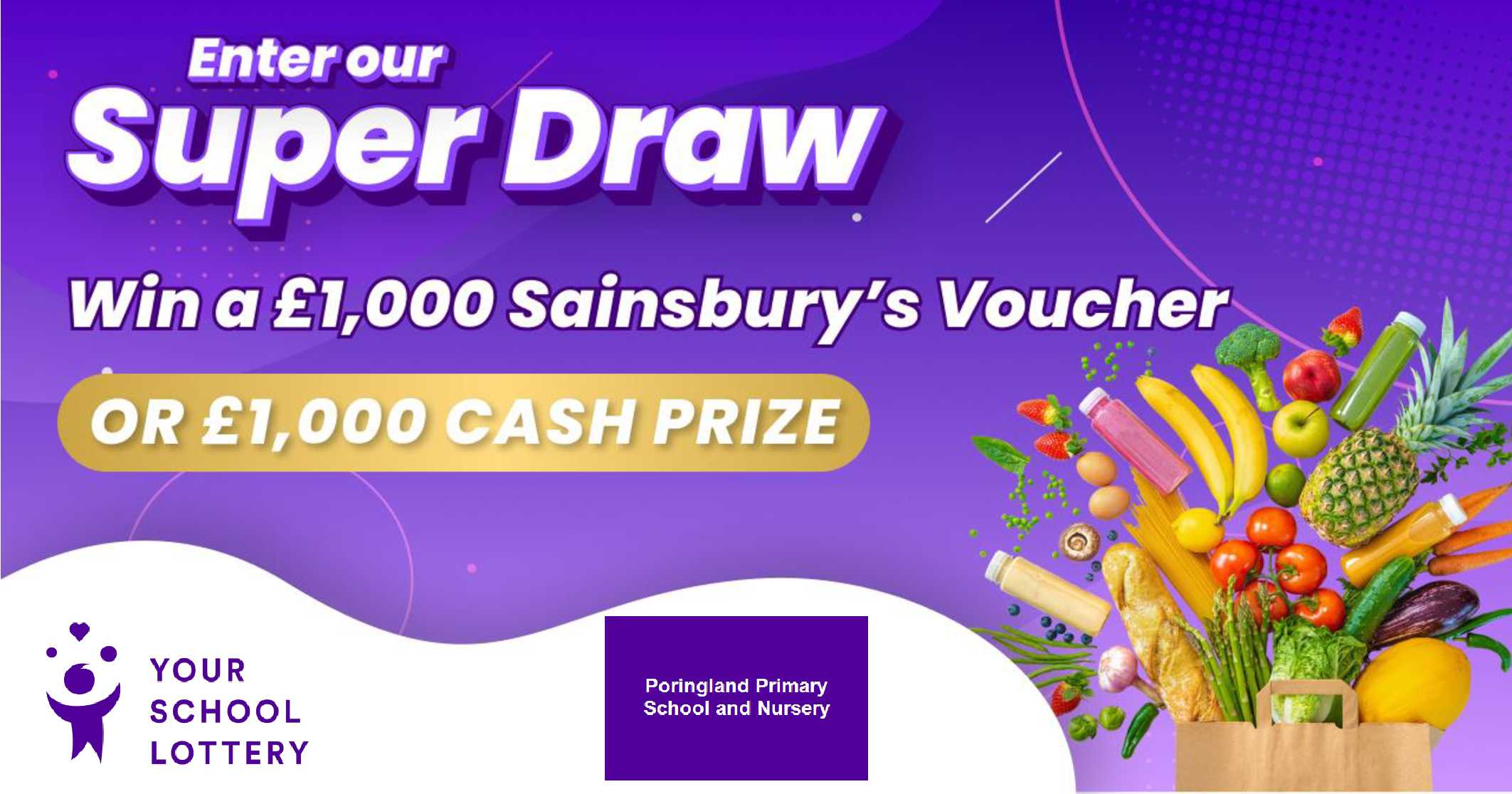 Support Poringland Primary School and Nursery when you play Your School Lottery - Your School ...